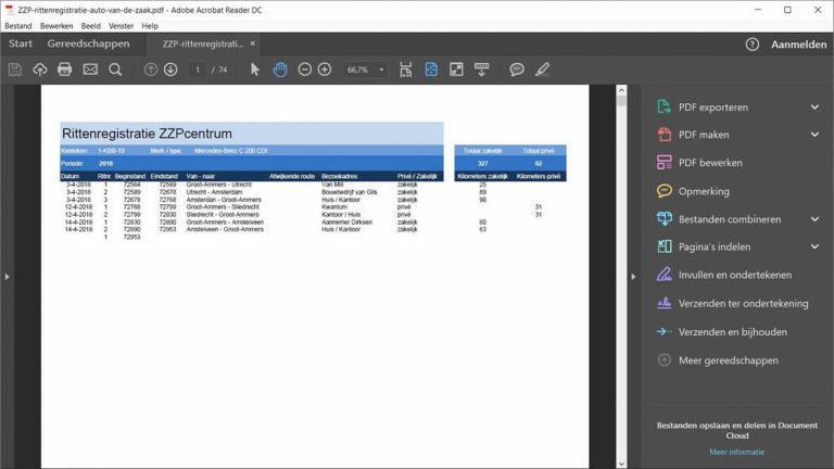 Excel formulier rittenregistratie met 2 gratis downloads